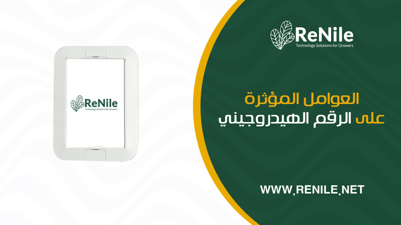 العوامل المؤثرة على الرقم الهيدروجيني | رينايل